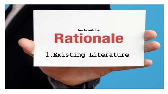 RESEARCH RATIONALE.pptx | Educational Assessment | Education