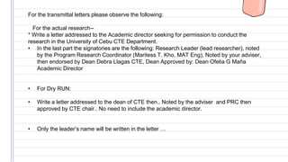 Research Reminders 2022. for young students | PPTX