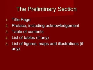 Research report | PPT