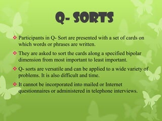 Composite Scales and Other Structured Self-Reports | PPT