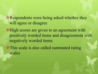 Composite Scales and Other Structured Self-Reports | PPT