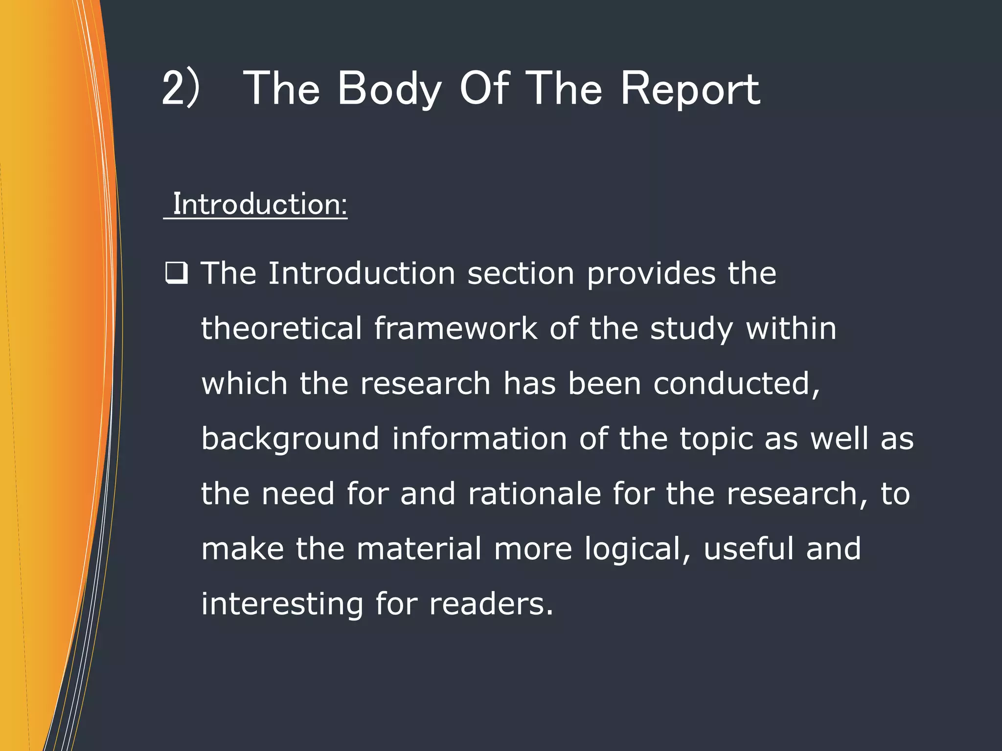 Research report | PPTX