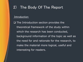 Research report | PPTX