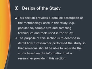 Research report | PPT