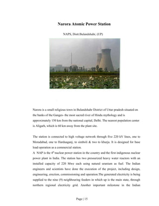 PERFORMANCE APPRAISAL IN NARORA ATOMIC POWER SATATION A UNIT OF NPCIL | DOC