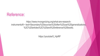 Research report | PPTX