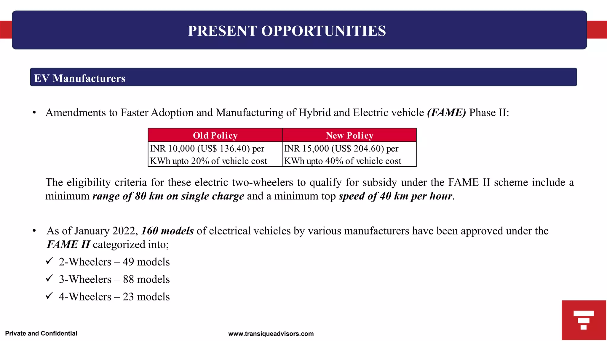 Research Report of EV Industry in India | PPTX