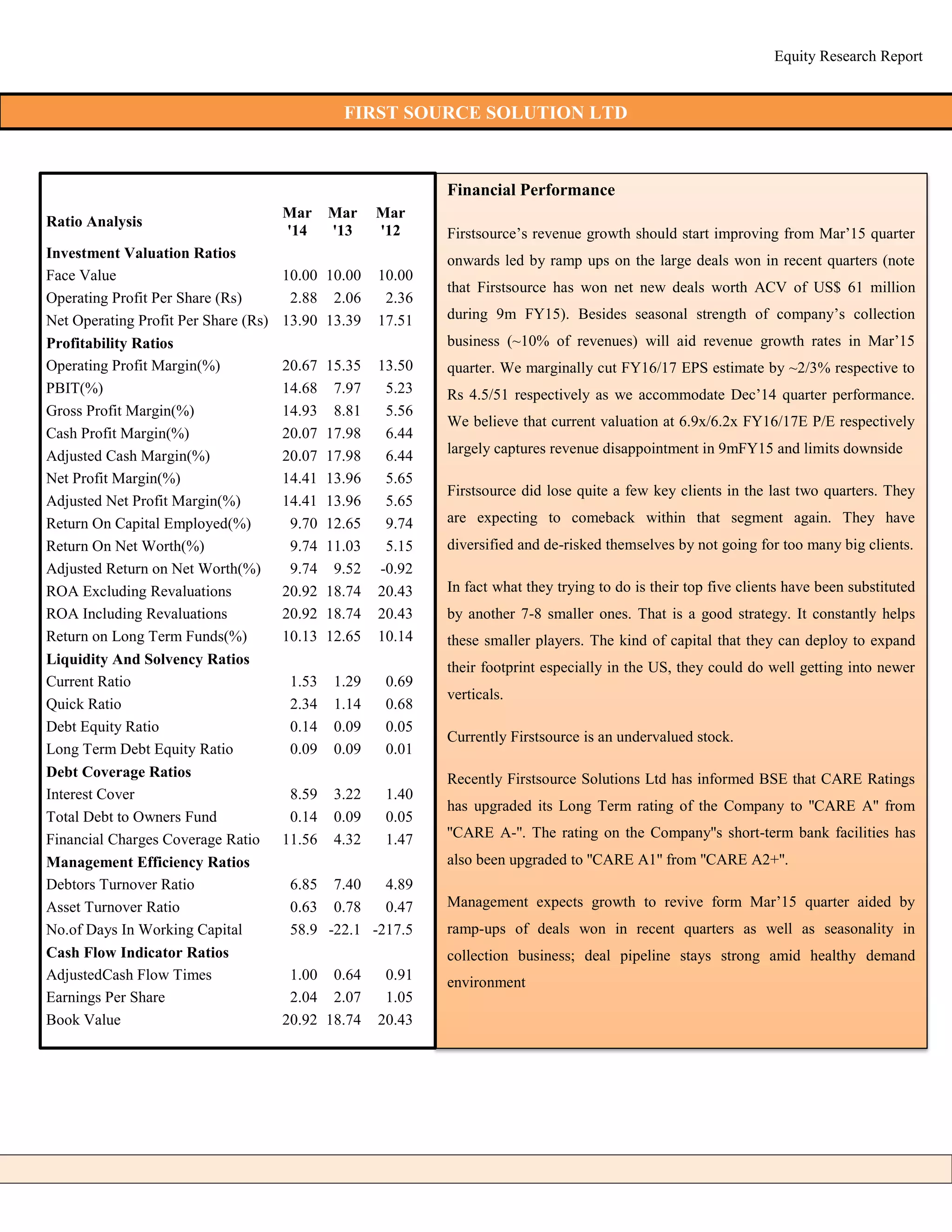 Research report first source solution | PDF