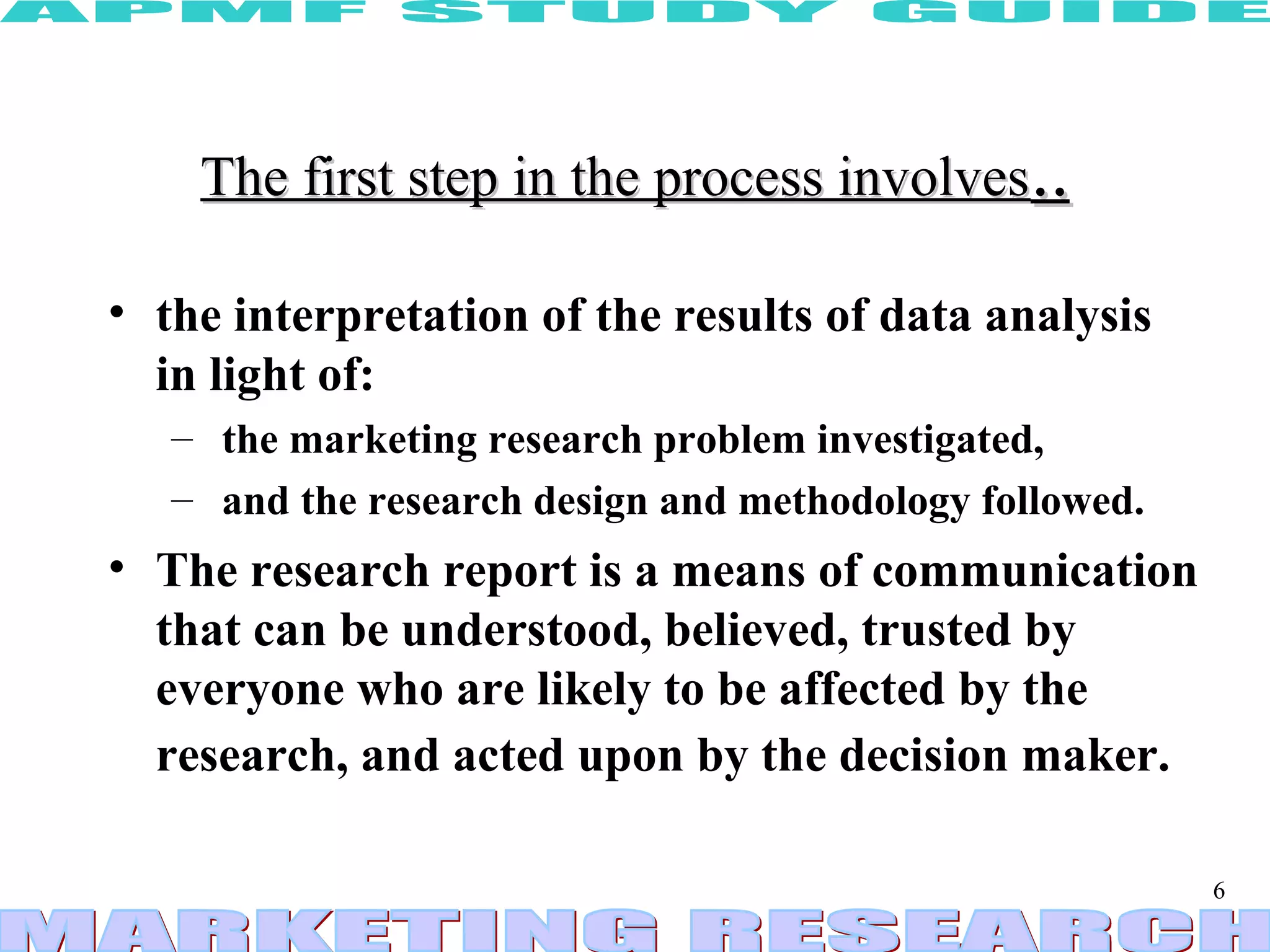 Research report ppt | PPT