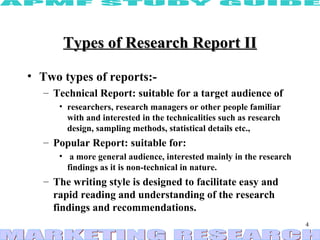 Research report ppt | PPT