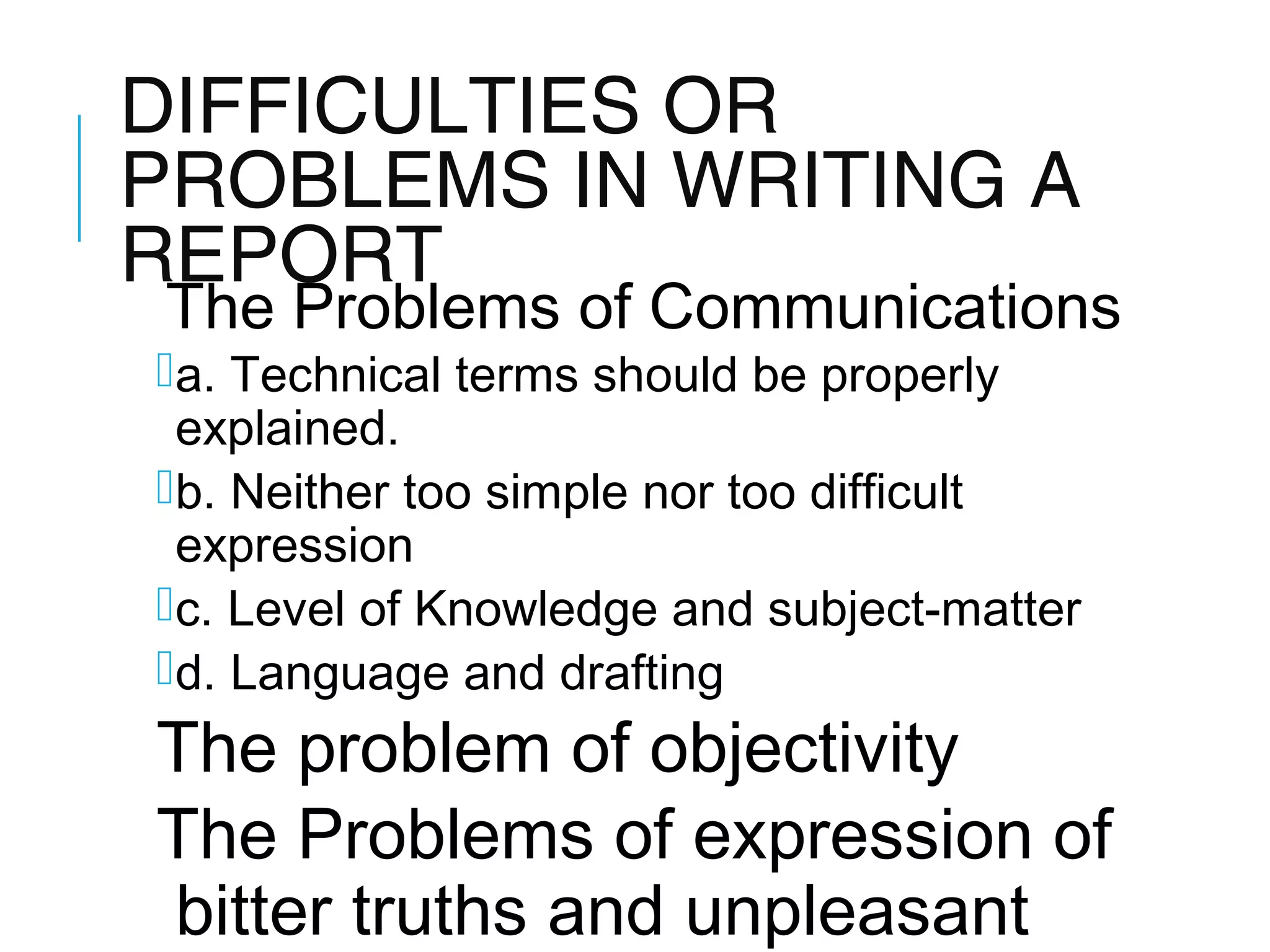 Research Report Writing | PPT