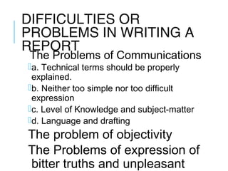 Research Report Writing | PPT