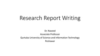 Research Report Writing .pptx
