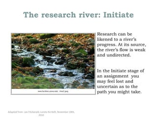 Research river | PPTX
