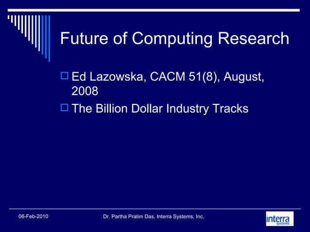 Research Roadmap For Cse, Iit Kgp Next 5 Years | PPT | Computing | Technology & Computing