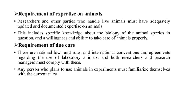 research safety in laboratory ,welfare of animal use in research - .pptx