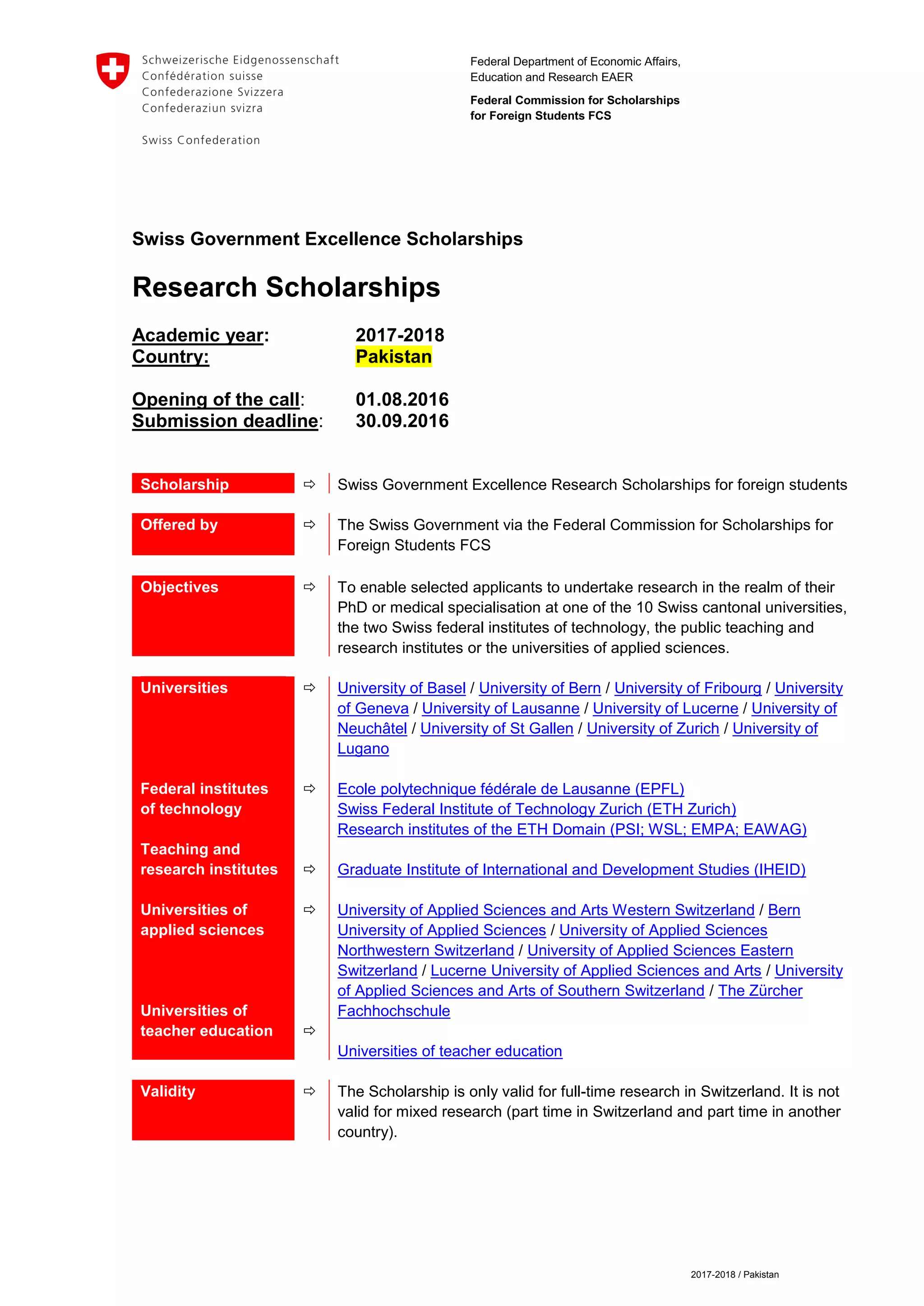 Research scholarships | PDF
