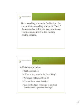 Research seminar lecture_10_analysing_qualitative_data | PDF