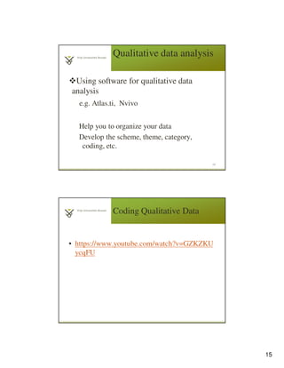 Research seminar lecture_10_analysing_qualitative_data | PDF