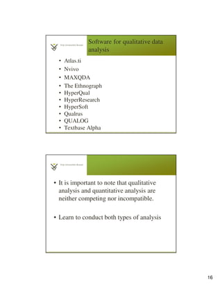 Research seminar lecture_10_analysing_qualitative_data | PDF