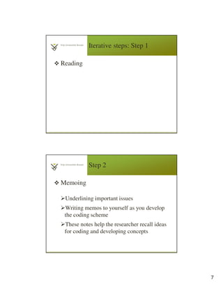 Research seminar lecture_10_analysing_qualitative_data | PDF