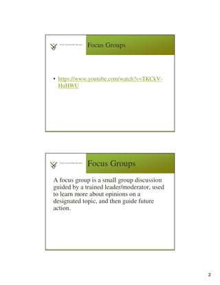 Research seminar lecture_9_focus_groups | PDF