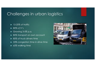 Research themes in urban logistics | PPT