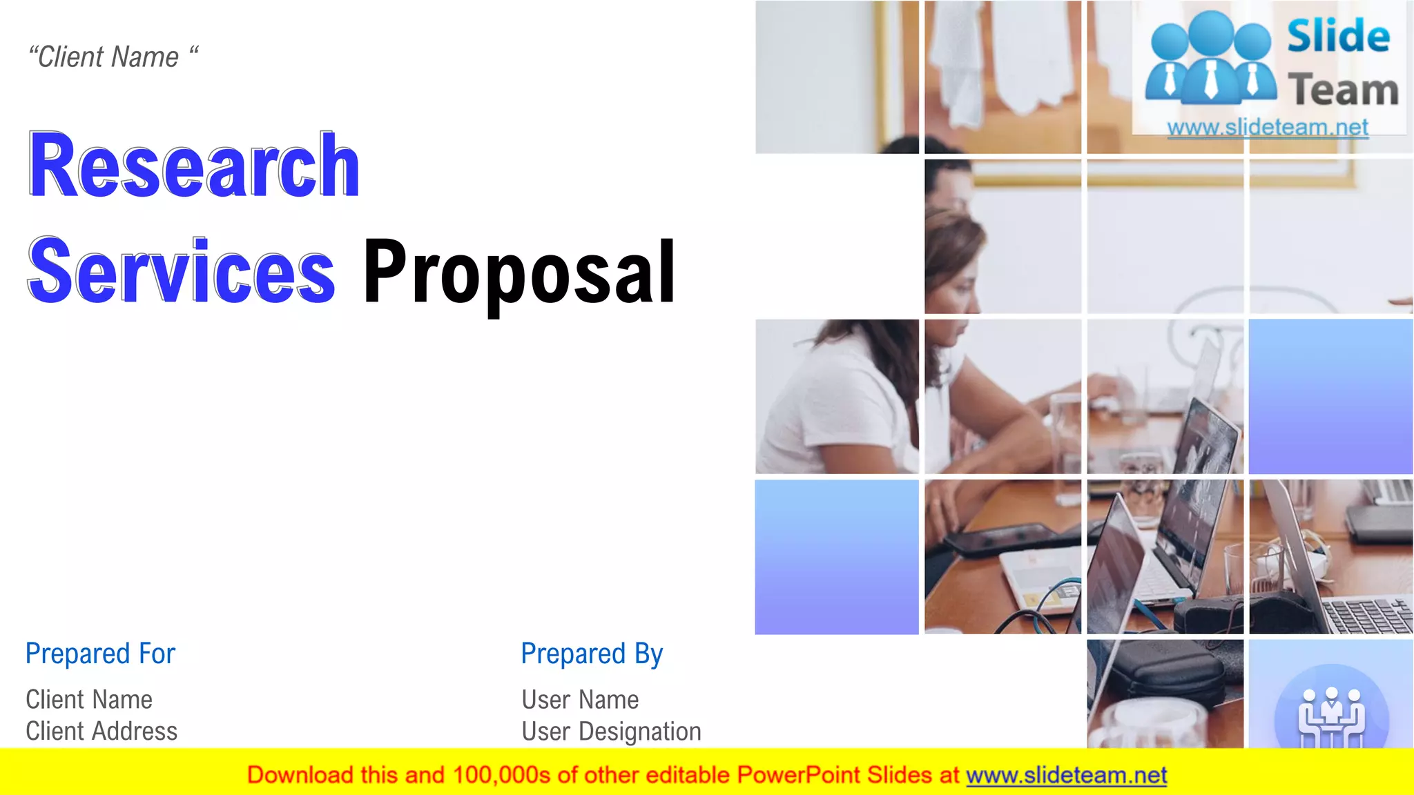 Research Services Proposal PowerPoint Presentation Slides | PPT