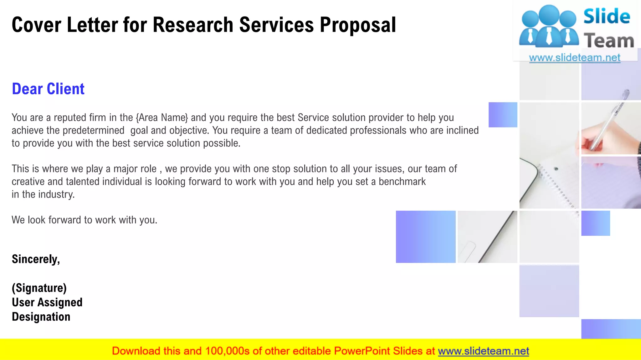 Research Services Proposal PowerPoint Presentation Slides | PPT