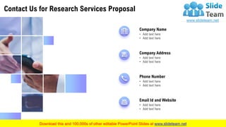 Research Services Proposal PowerPoint Presentation Slides | PPT