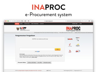 Designing Procurement Monitoring Application in Indonesia | PPT