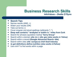 Research skills for journalists | PPT