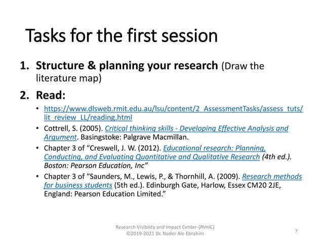 Research Skills Session 2: Selecting keywords | PPT