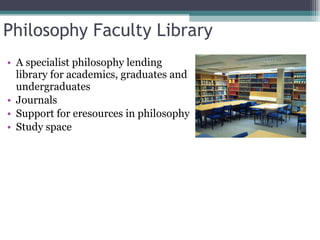 Research skills in philosophy for graduates | PPT