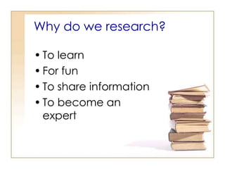 Research skills presentation | PPTX