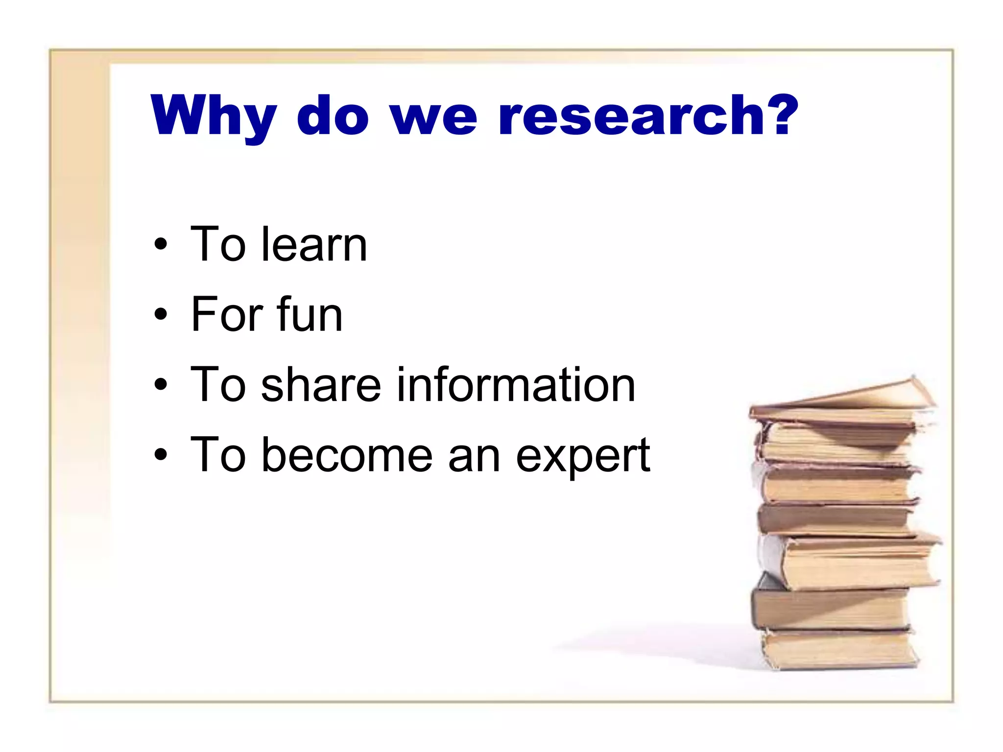 Research skills presentation2 | PPTX