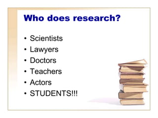 Research skills presentation2 | PPTX