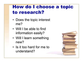 Research skills presentation2 | PPTX