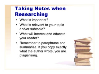 Research skills presentation2 | PPT