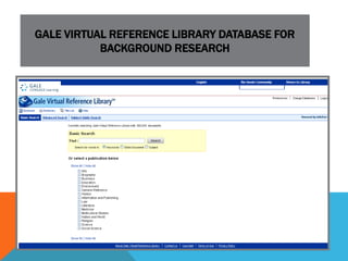 Research Sources & Techniques | PPT