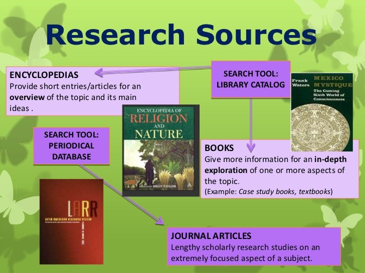Research Sources & Techniques