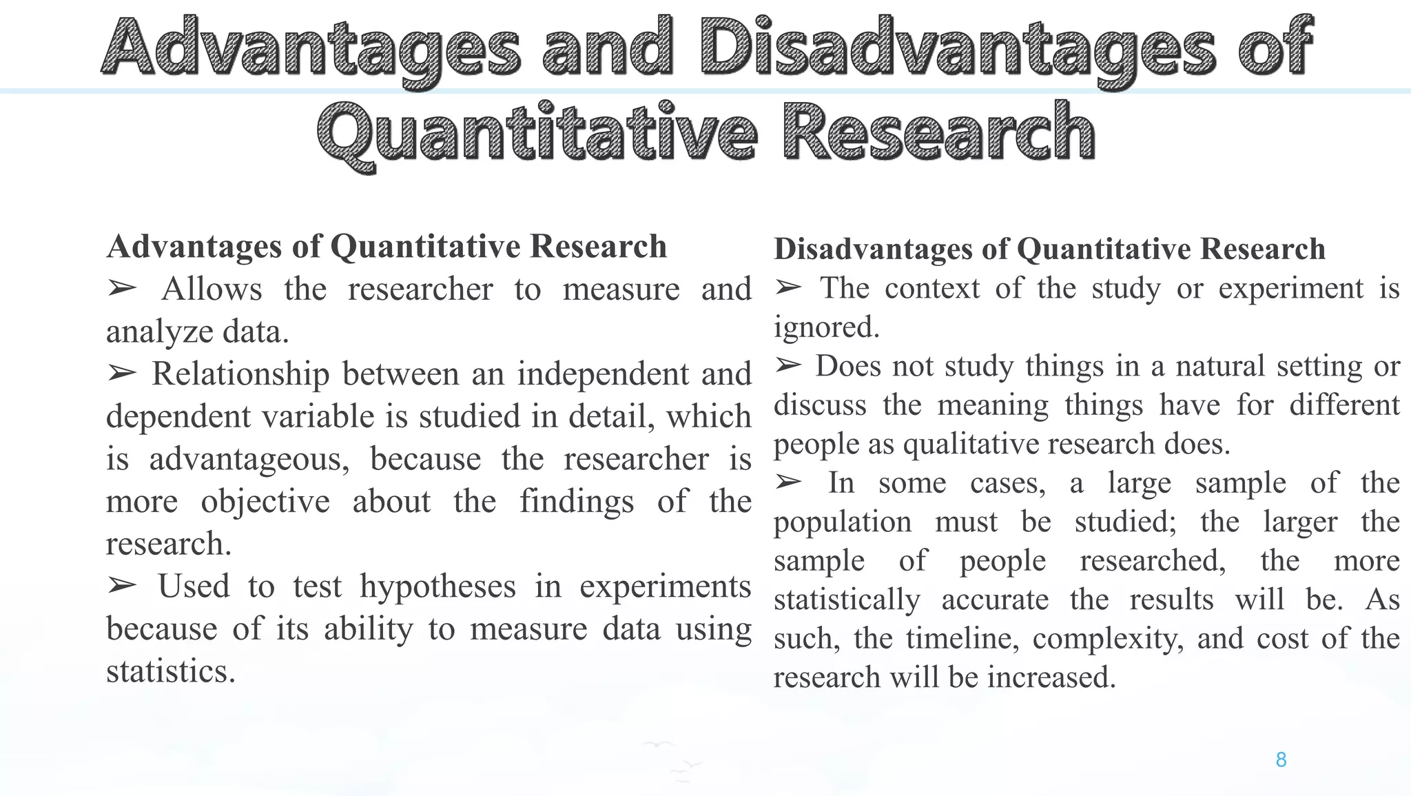 Qualitative and Quantitative Research | PPTX