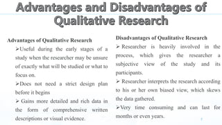 Qualitative and Quantitative Research | PPTX