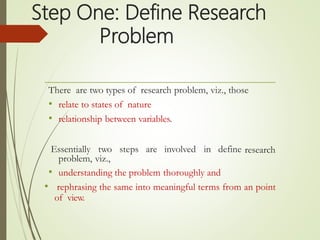 Research steps | PPTX