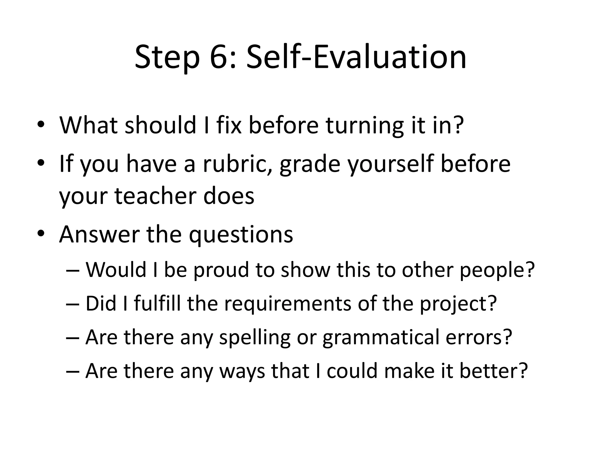 Fannett-Metal Research steps from big 6 model | PPTX