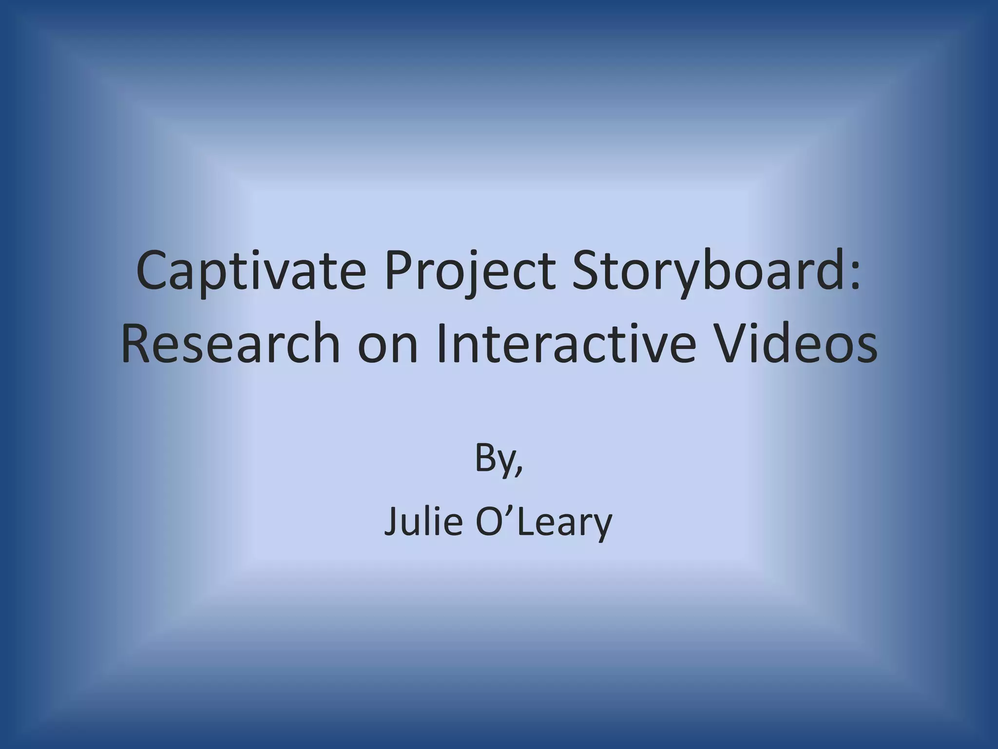 Research Storyboard | PPT