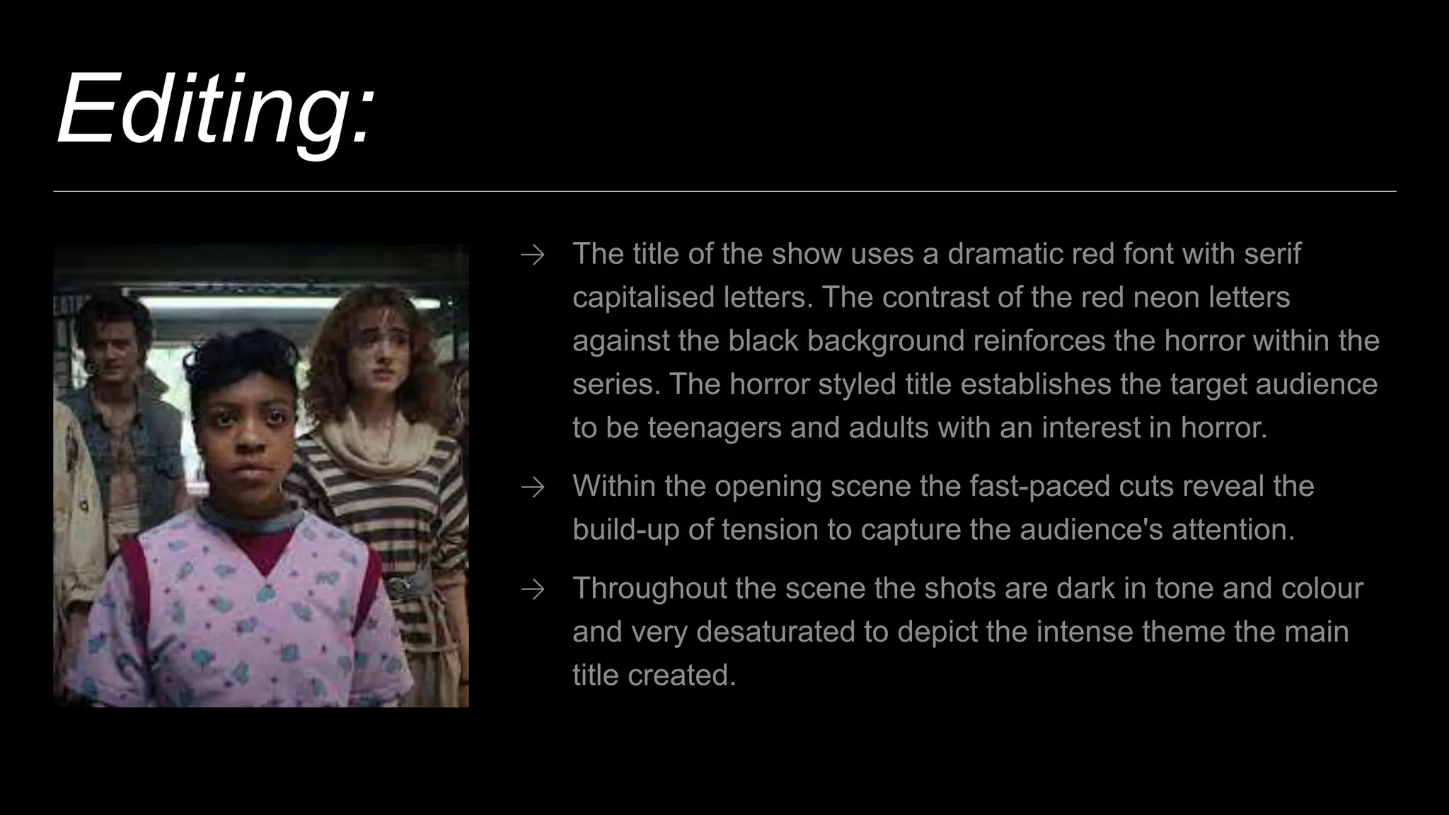 research stranger things netflix production | PPT