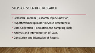 Research Designs: Descriptive, Correlational and Experimental | PPTX