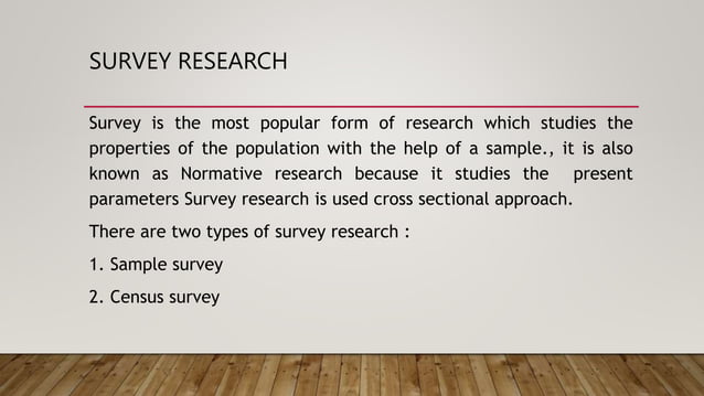 Research Designs: Descriptive, Correlational and Experimental | PPT