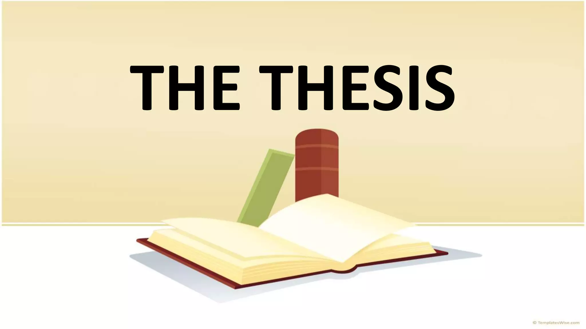 What is Thesis | PPTX